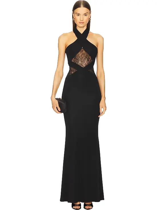 MICHAEL COSTELLO X Calithea Gown - Black