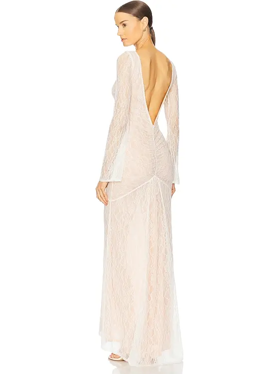 STONE COLD FOX X Luna Gown - White