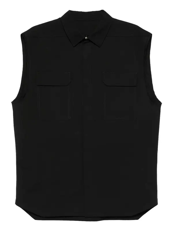 Rick Owens Jumbo Sl Gilet - Black