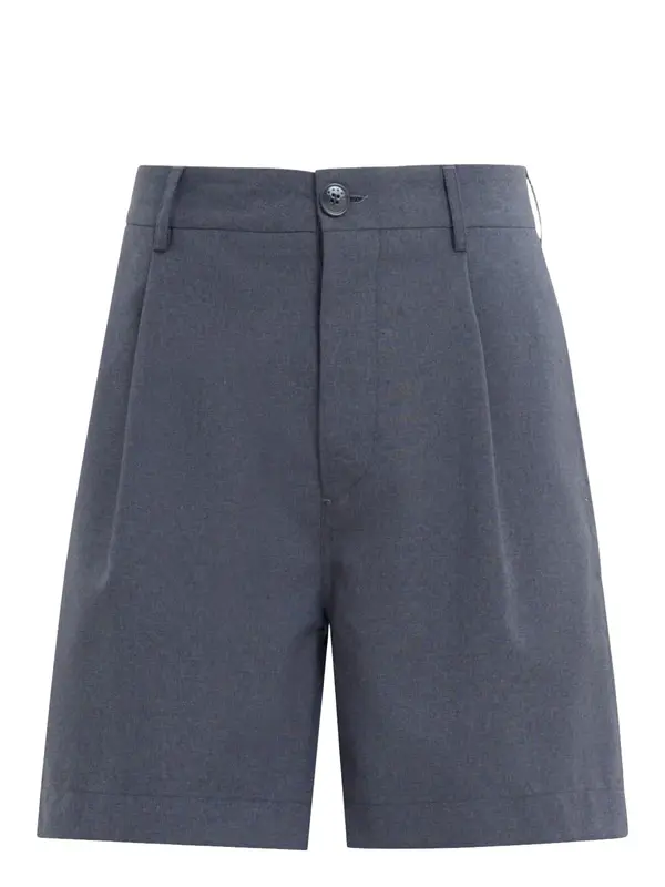 Marni Virgin Wool Tailored Shorts - Grey
