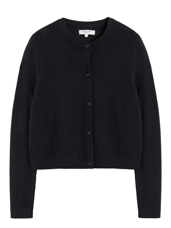 Chinti & Parker Cashmere Cardigan - Black