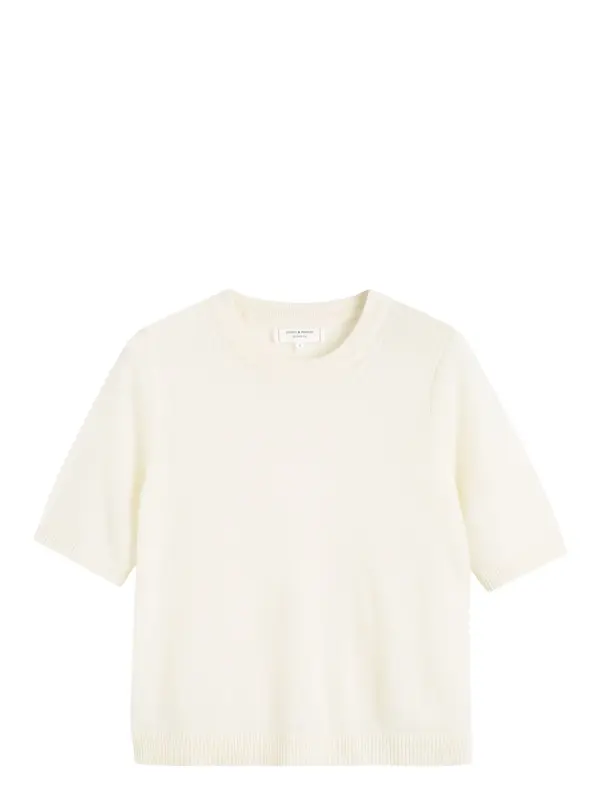 Chinti & Parker Cashmere T-shirt - Neutrals