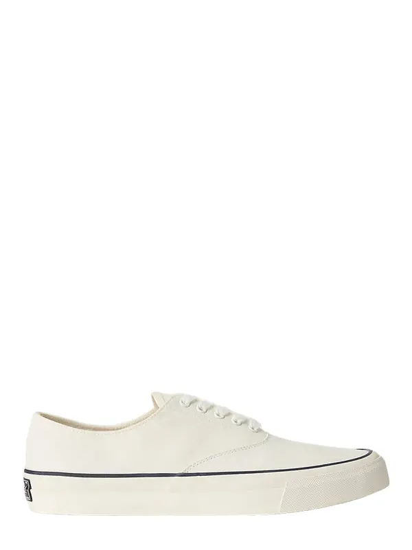 Ralph Lauren Canvas Sneakers - Deckwash White