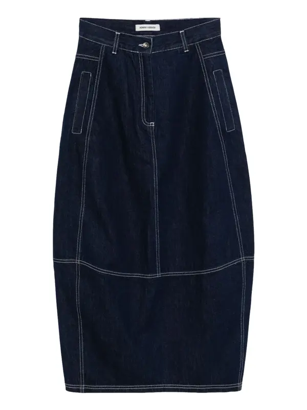 Henrik Vibskov Dusk Midi Skirt - Blue