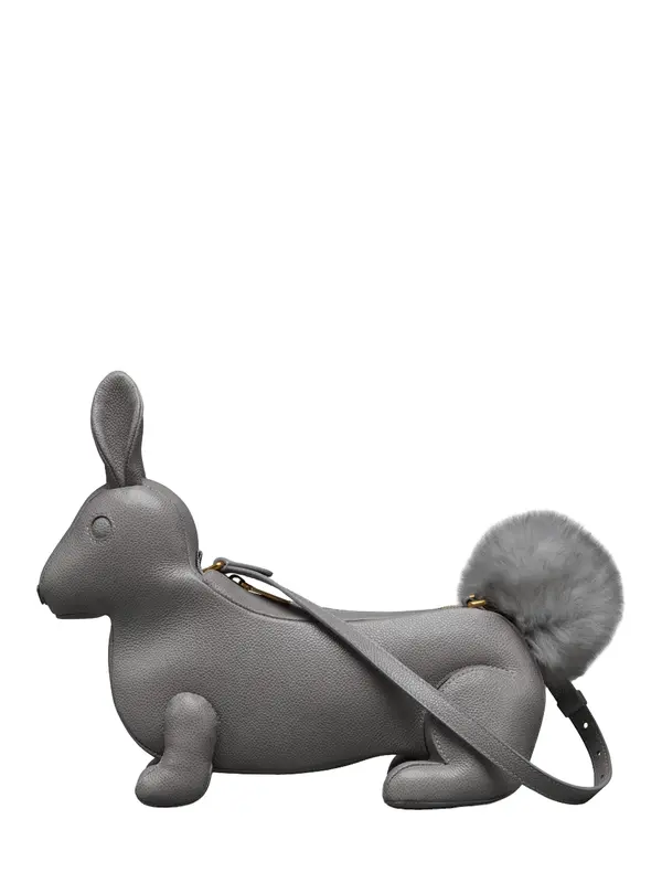 Thom Browne Rabbit Shoulder Bag - Grey