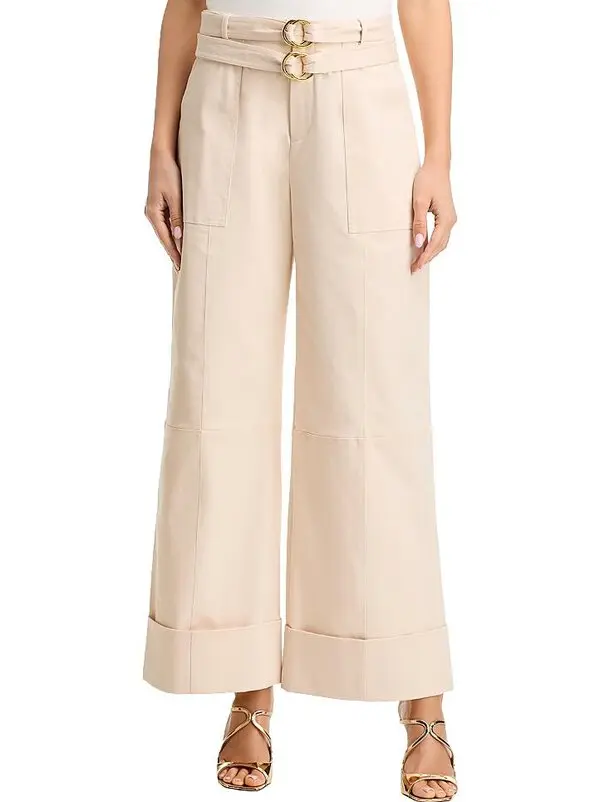 Cinq À Sept Winona Brushed Twill Pants - Oatmilk