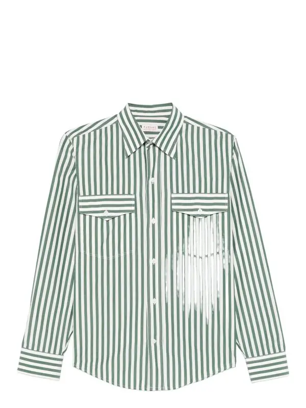 FURSAC Striped Shirt - Green