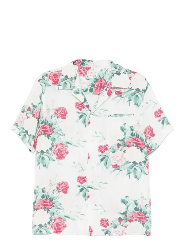 FURSAC Floral-print Shirt - White