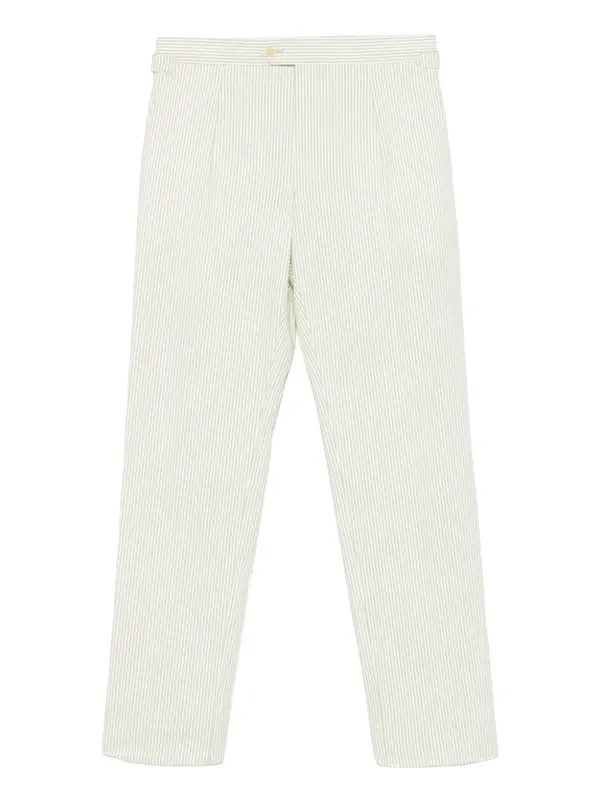 FURSAC Striped Trousers - Green