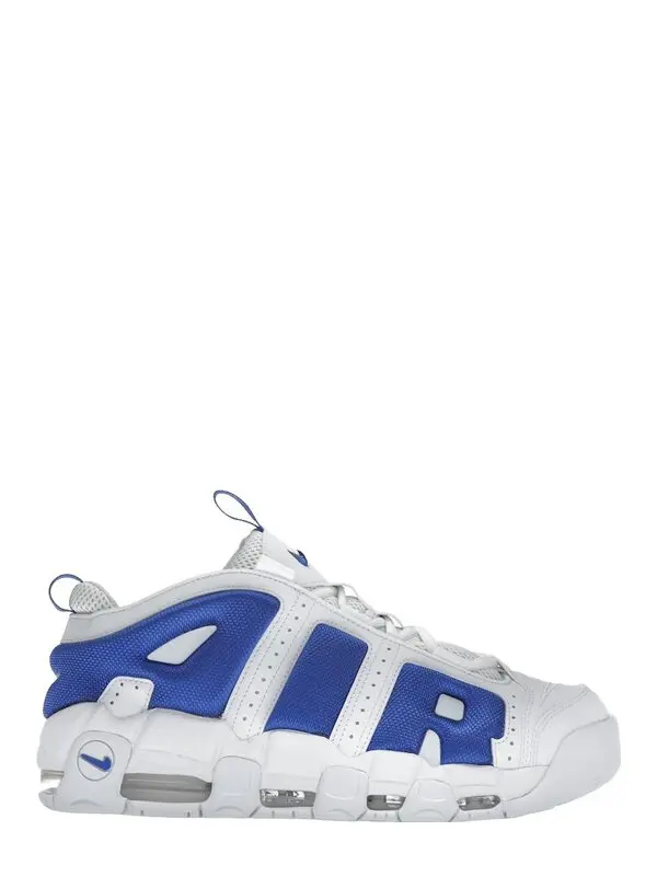 Nike Air More Uptempo Low Sneakers - White/psychic Blue/hyper Royal
