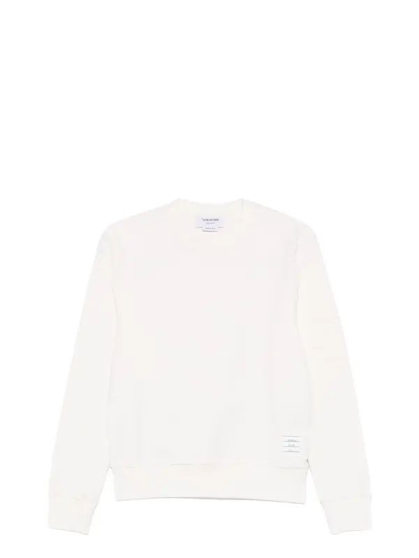 Thom Browne Crew-neck Sweatshirt - White