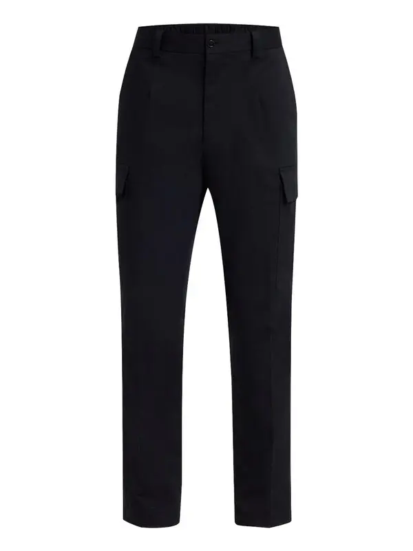 Dolce & Gabbana Stretch Twill Cargo Pants - Black