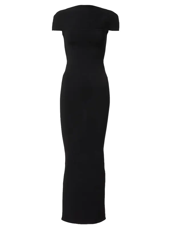 Khaite Basile Maxi Dress - Black