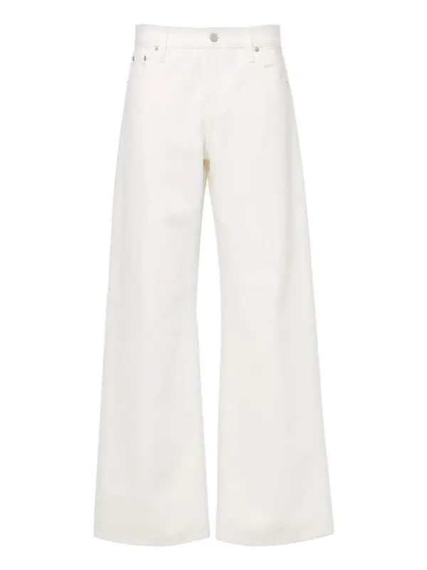 Ralph Lauren Mid-rise Wide-leg Jeans - White
