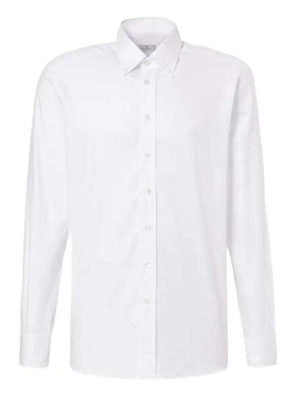 Etro Cotton Oxford Shirt - White
