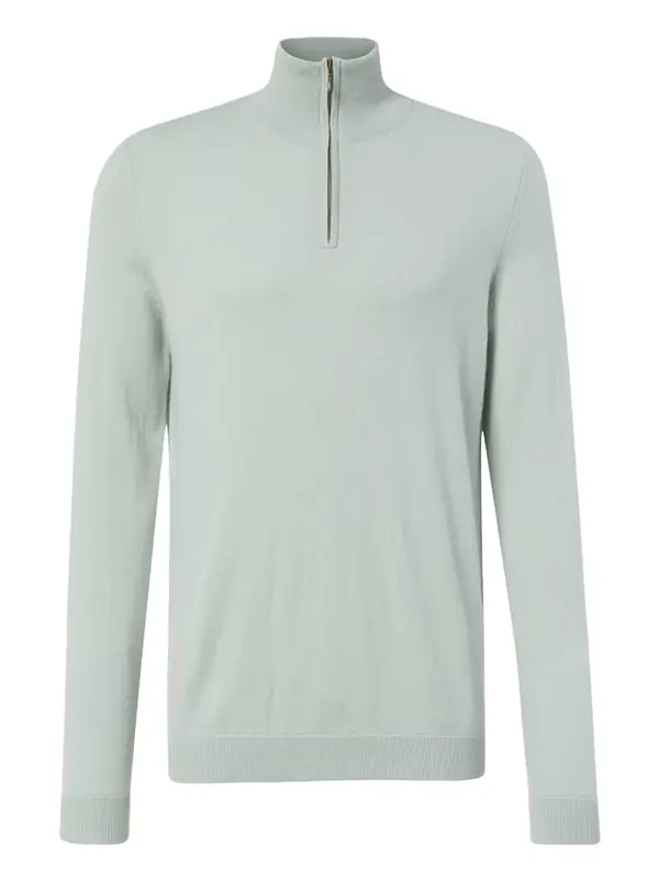 Le Kasha Dared Cashmere Half-zip Sweater - Blue