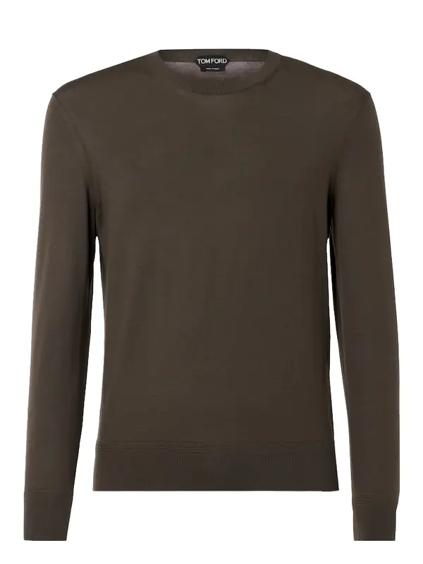 TOM FORD Wool Sweater - Brown