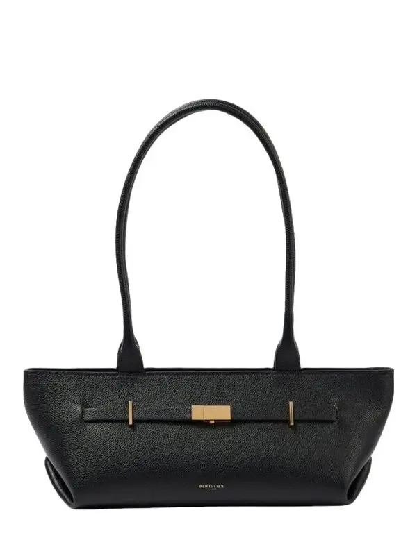DEMELLIER Small Leather Shoulder Bag - Black