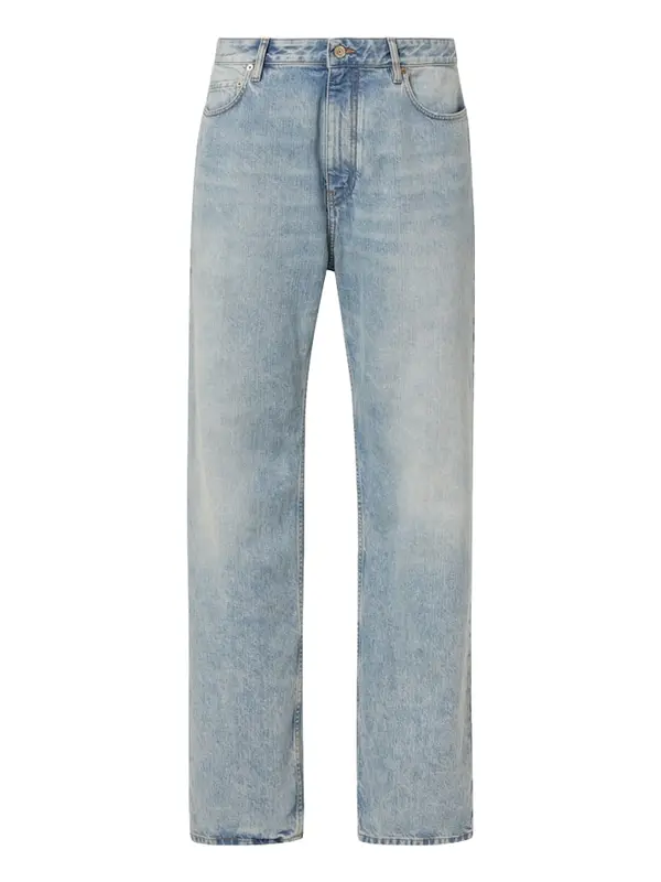 Balenciaga Mid-rise Straight Jeans - Blue