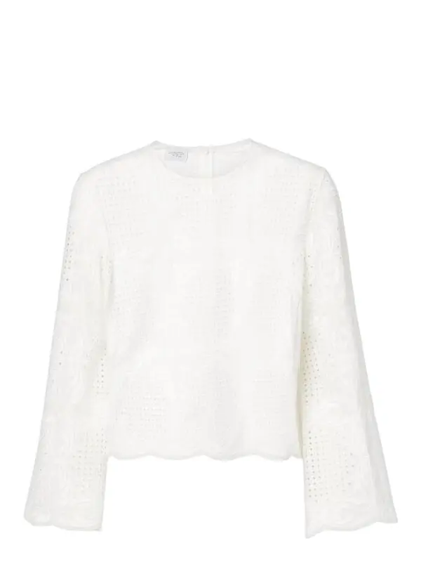 Giambattista Valli Lace Blouse - White