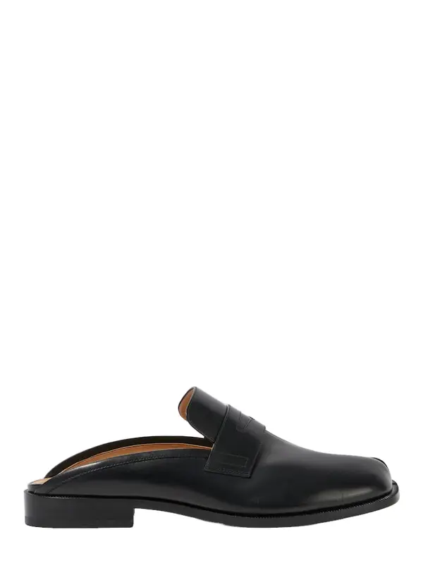 MAISON MARGIELA Tabi City Leather Mules - Black