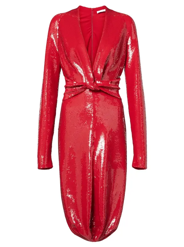 FERRAGAMO Sequined Gown - Red