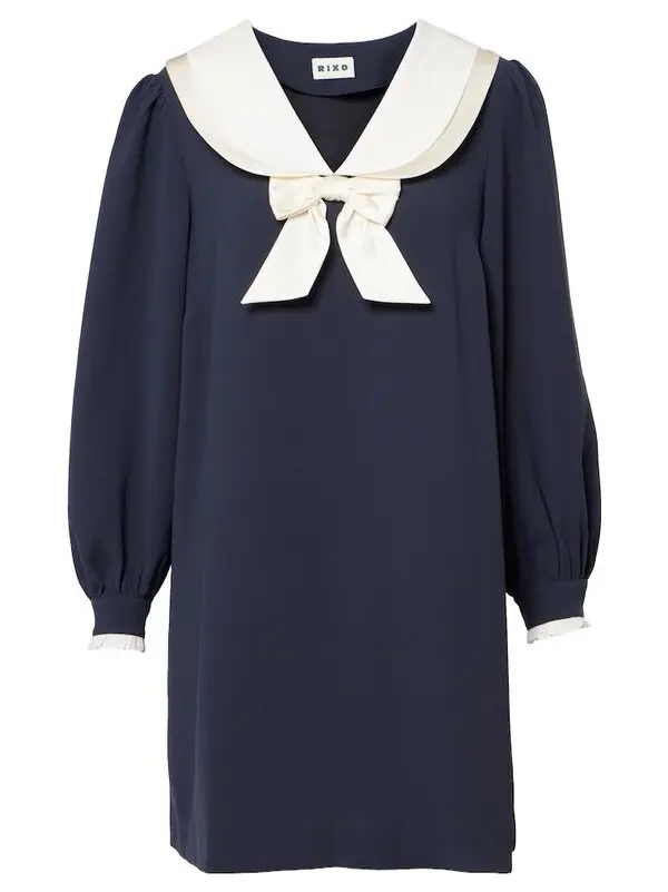 Rixo Halina Mini Dress - Blue