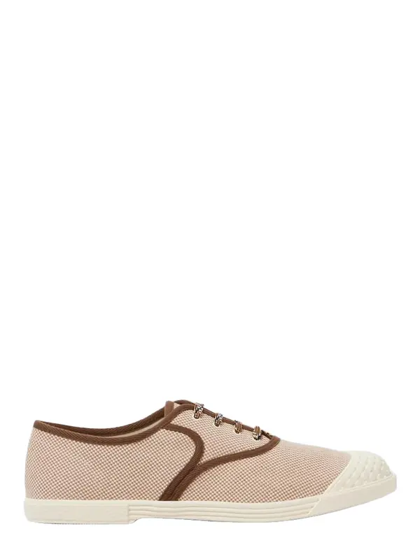 Valentino Garavani Bay Bay Canvas Sneakers - Brown