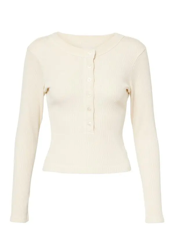 Citizens Of Humanity Varra Henley Shirt - Brown