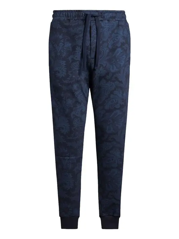 Etro Cotton Track Pants - Blue