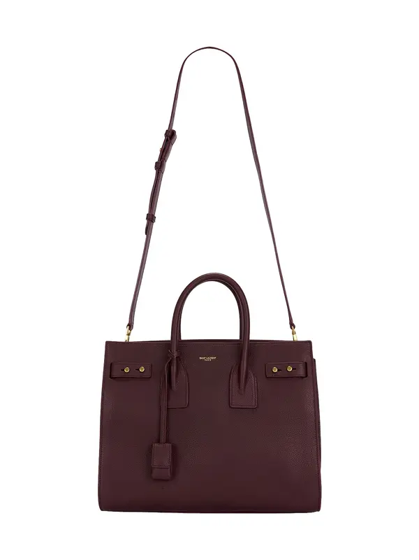 Saint Laurent Small Sac De Jour Supple Bag - Hot Wine
