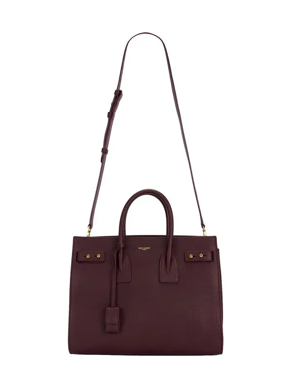 Saint Laurent Small Sac De Jour Supple Bag - Hot Wine