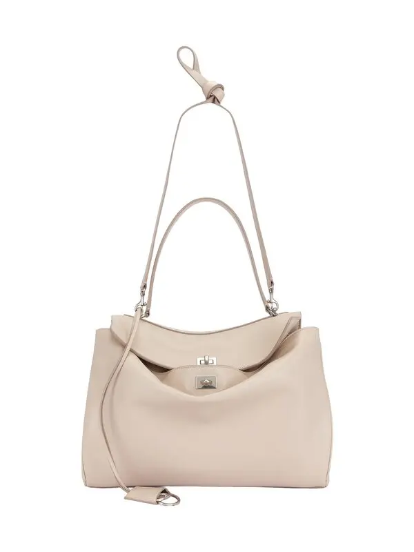 Balenciaga Rodeo Medium Top Handle Bag - Almond