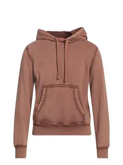 DIESEL® Cotton French Terry Hoodie - Beige
