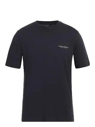 PAOLO PECORA Beach Collection T-shirt Midnight Size Cotton - Blue