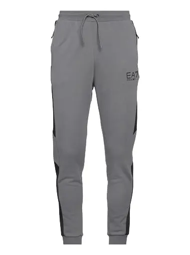 EA7 Pants Lead Size Cotton, Elastane - Grey