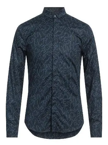 Armani Exchange Shirt Size Cotton, Elastane - Blue