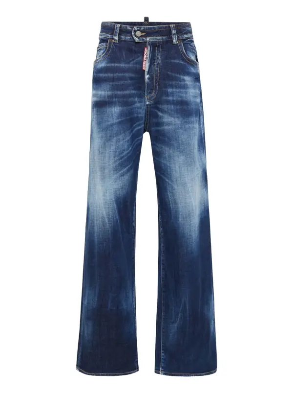 Dsquared2 Wide-leg Jeans - Blue
