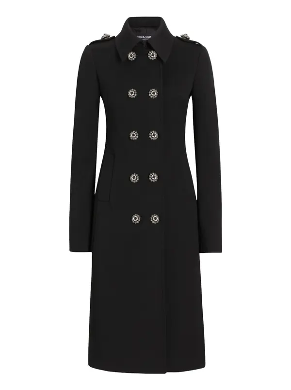 Dolce & Gabbana Double-breasted Coat - Black