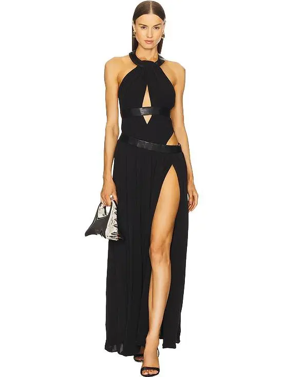 Cult Gaia Akshara Gown - Black