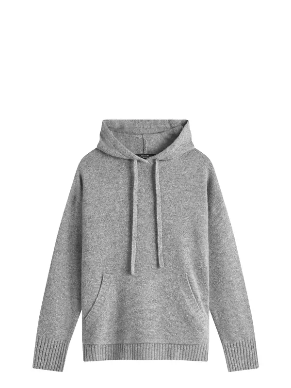 WEEKEND BY MAX MARA Scenico Knitted Hoodie - Medium Grey