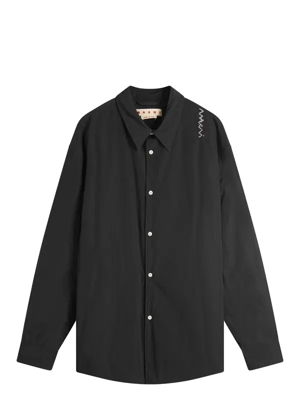 Marni Nylon Overshirt - Black