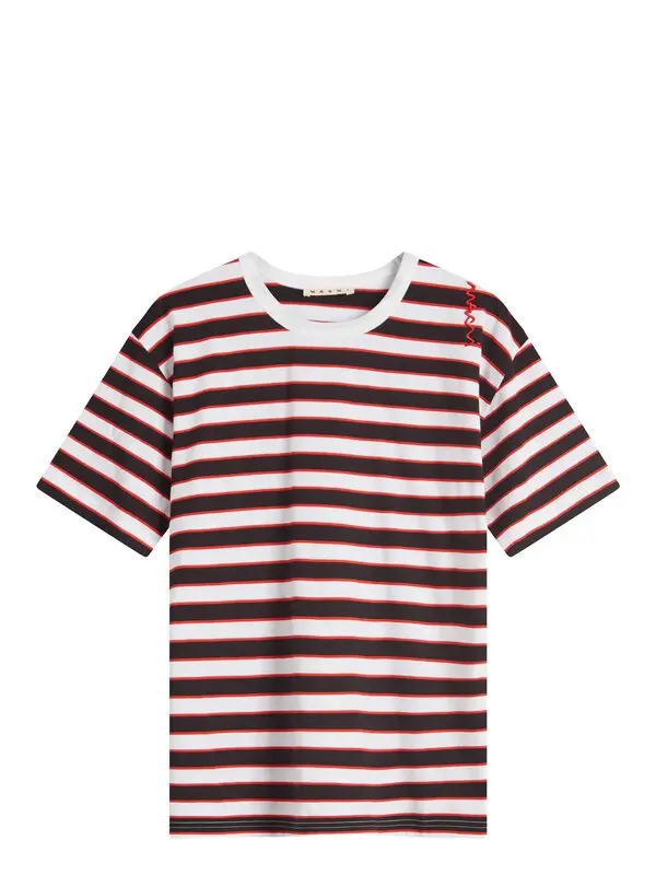 Marni Stripe T-shirt - Black