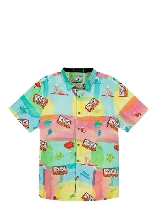 BAJA LLAMA Fresh Squeezednighthawk Button Up - Multi