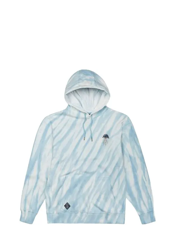 BAJA LLAMA Jellyfish Organic Cotton Hoodie - Tie Dye
