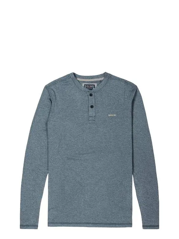 BAJA LLAMA Henley - Dark Grey