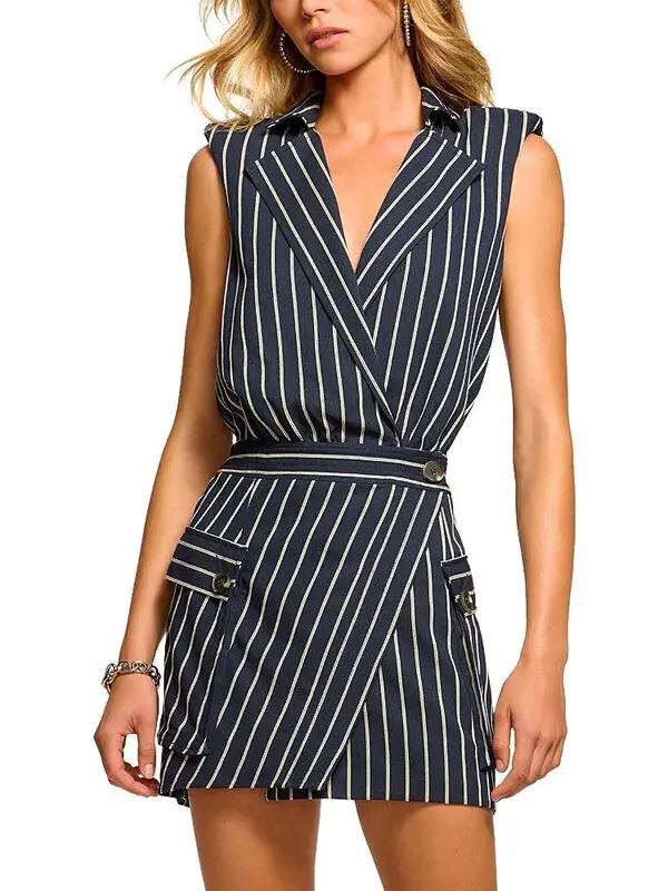 Ramy Brook Dianna Mini Dress - Navy Canvas