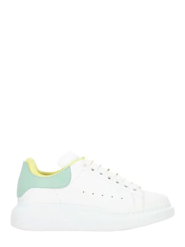 Alexander McQueen Lace-up Sneakers - White/spearmint/citr