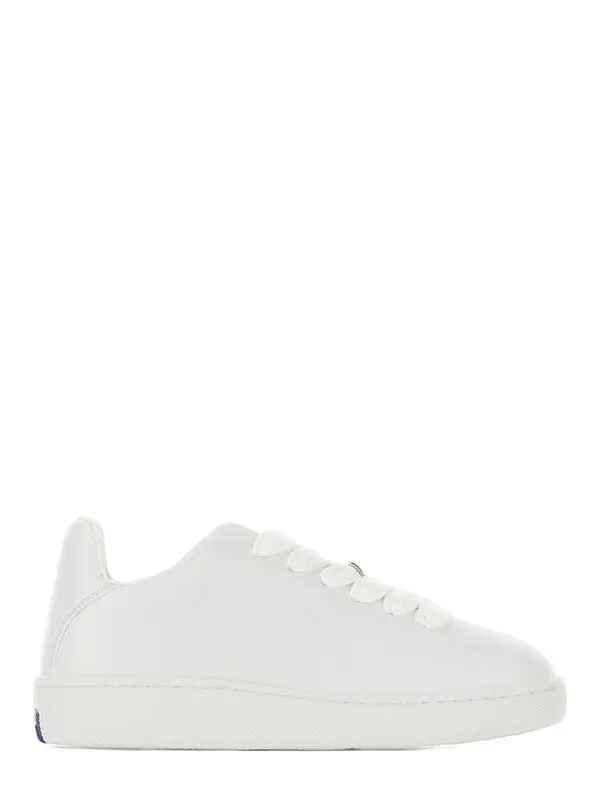 Burberry Box Leather Sneakers - White