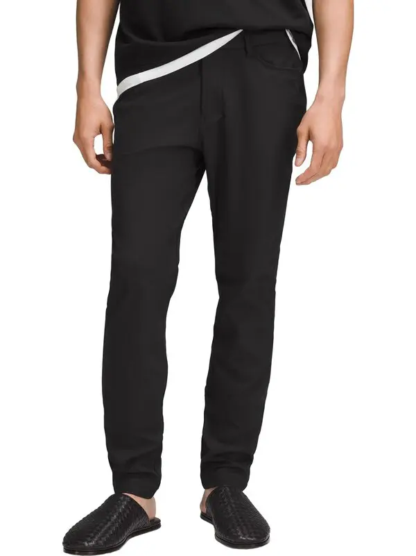 Lululemon Abc Skinny-fit 5 Pocket Pant 32l - Black